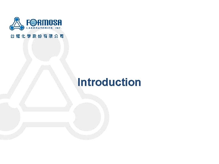 Formosa Laboratories Inc 2016 Q 3 Overview TWSE