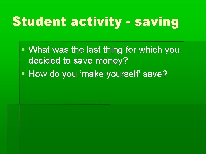 Understand responsible earning and spending 4 basic economic
