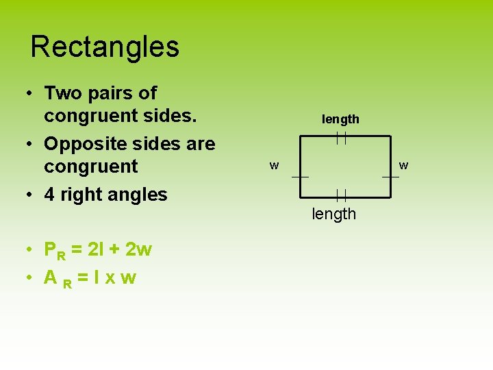 Sec 1 9 Perimeter Circumference and Area Objective