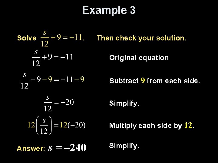 Lesson 3 4 Solving MultiStep Equations Objectives Solve