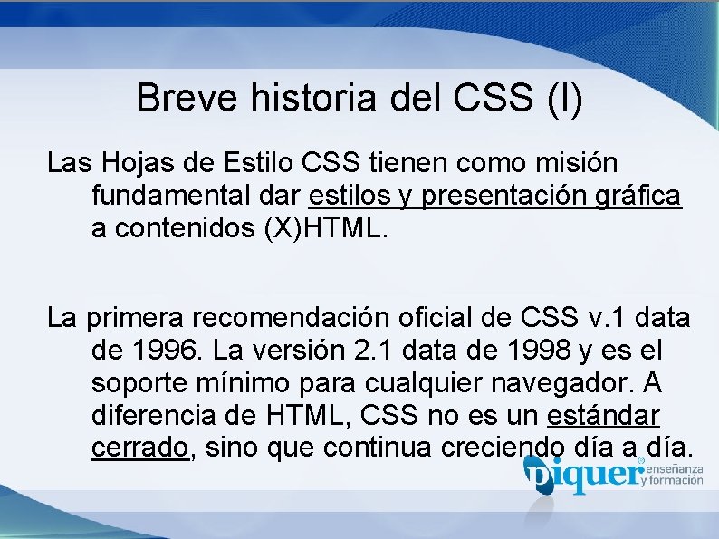 DESARROLLO DE APLICACIONES CON TECNOLOGAS WEB Elaboracin de