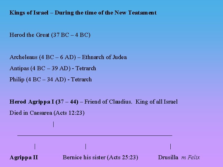 The relationship between the Jews and the Romans