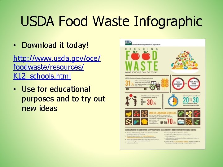 The U S Food Waste Challenge Best Practices