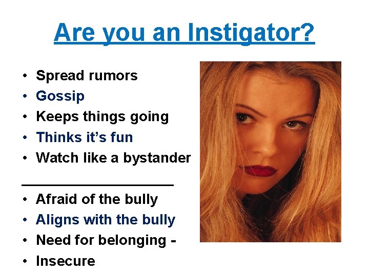 6 th Grade Bullying Presentation Mrs Kole School