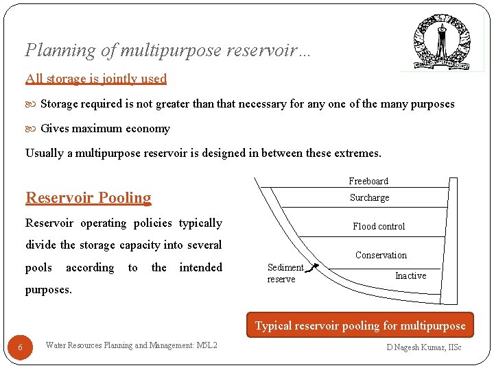 Multiobjective Optimization Multipurpose Reservoir Operation Water Resources Planning