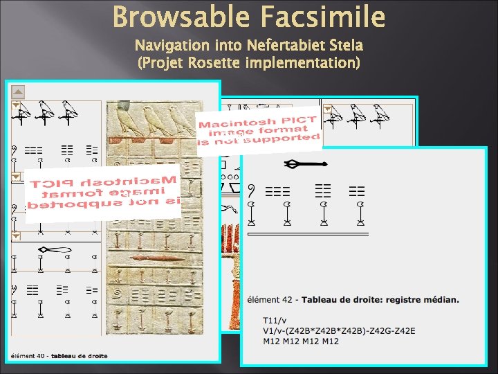 Graphic interface External viewable coding Text Editor Internal