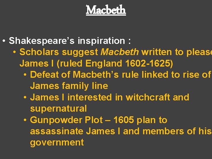 Bell Ringer Macbeth Day 1 The word cloud