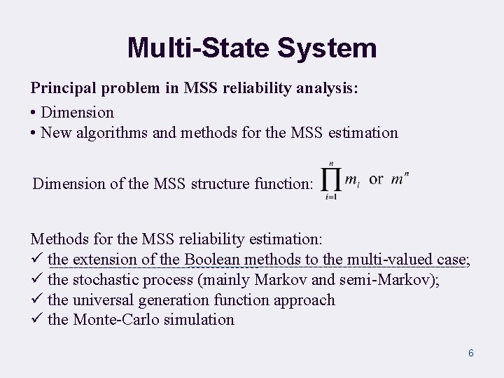 Reliability Analysis Of Multistate System Elena Zaitseva University