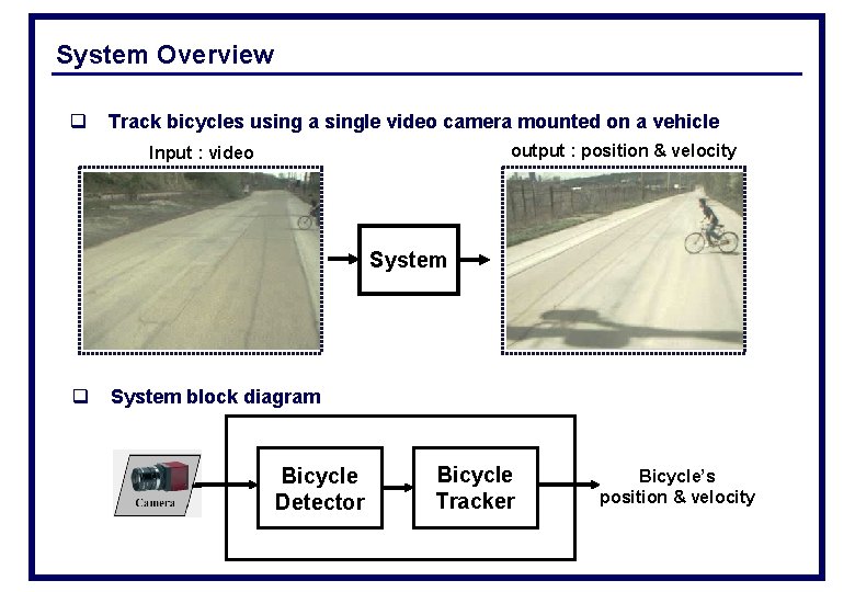 Visionbased 3 D Bicycle Tracking using Deformable Part