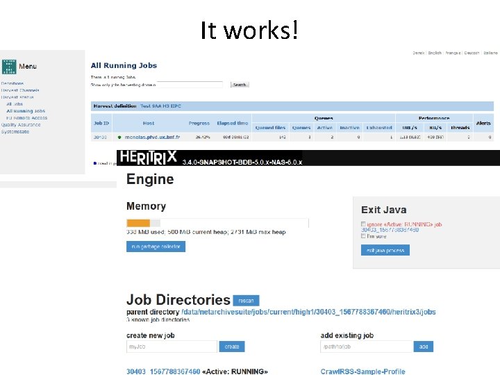 Using IIPC Heritrix 3 into Netarchive Suite feedback