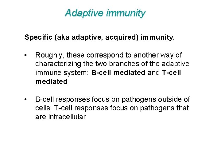 Lecture 7 Vertebrate immunity Brief history of immunology