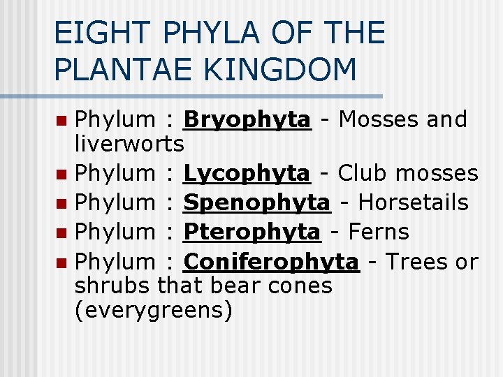 CLASSIFYING LIVING THINGS AGRISCIENCE AND TECHNOLOGY Modified by