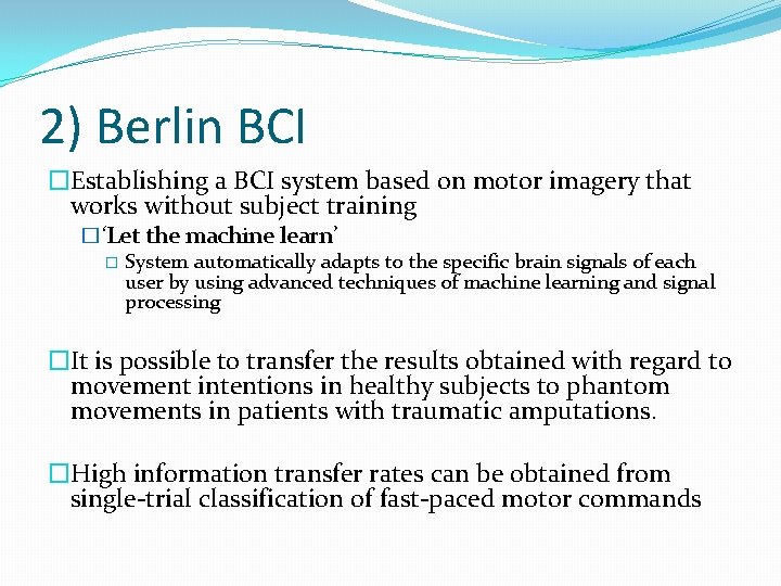 BCI Brain Computer Interface by Omar Nada Sina