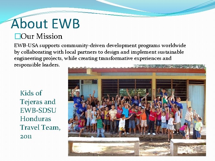 Engineers Without Borders San Diego State University Chapter