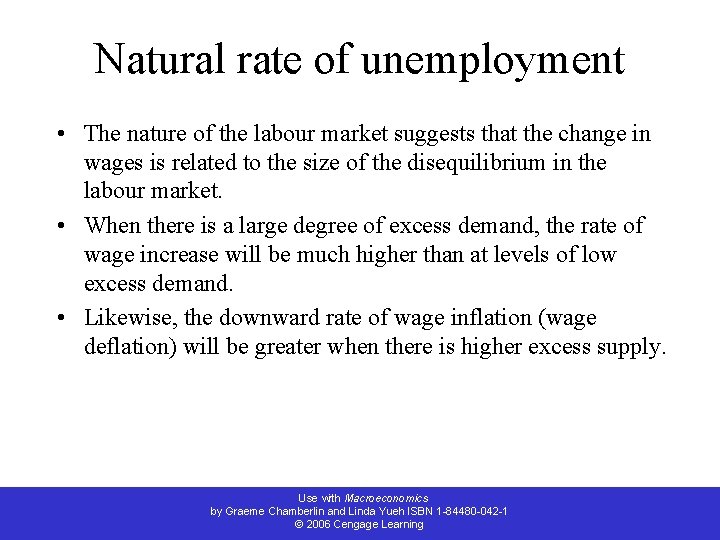 Macroeconomics Chamberlin and Yueh Chapter 10 Lecture slides