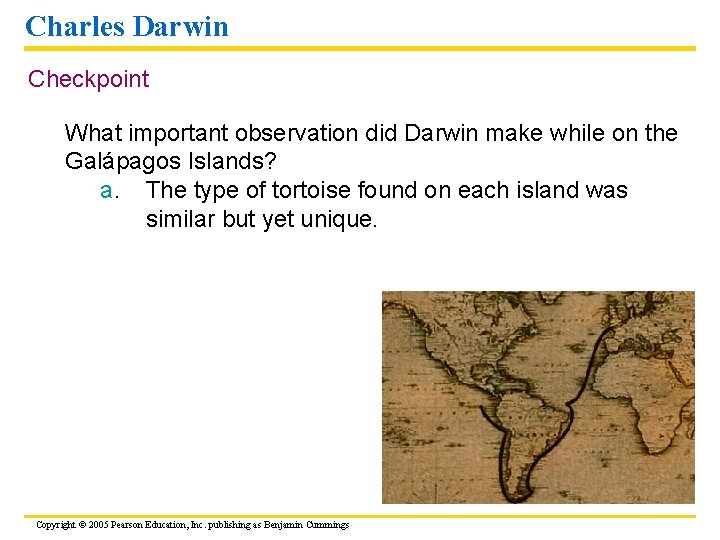 Charles Darwin Theory That Unified Biology Lecture Launchers