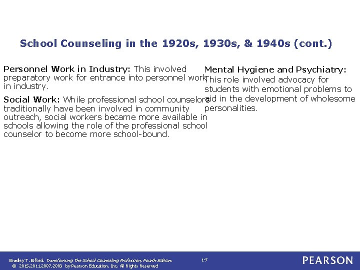 Chapter 1 Becoming a Professional School Counselor Current