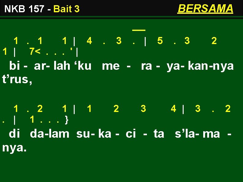 NKB 157 1 7 DI SINI TUHAN KU