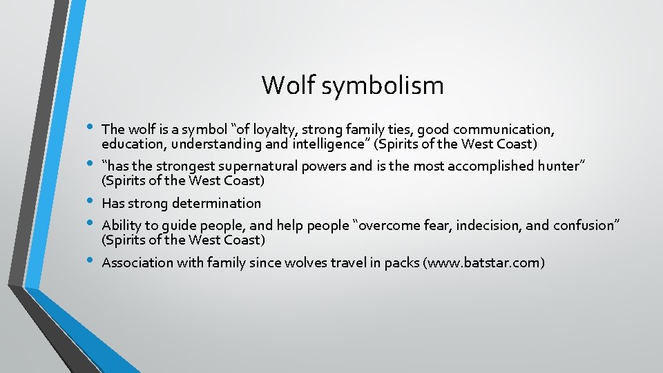 The Night Wanderer Wolf Prologue Wolf symbolism The