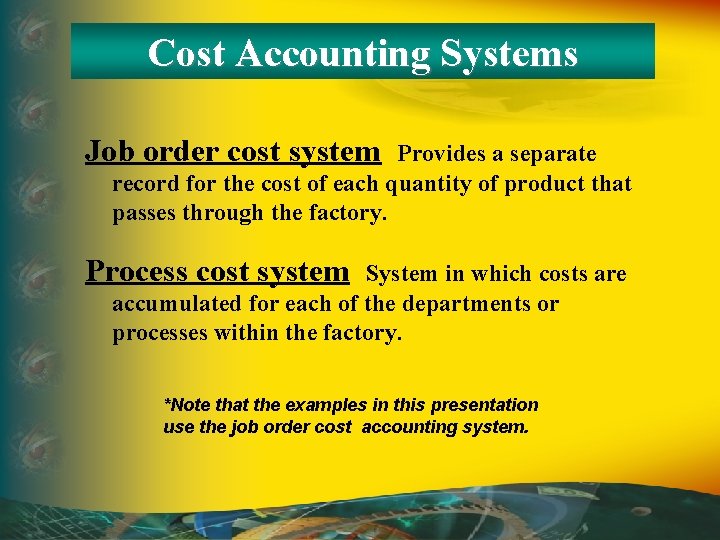 Chapter 18 Introduction to Managerial Accounting and Job