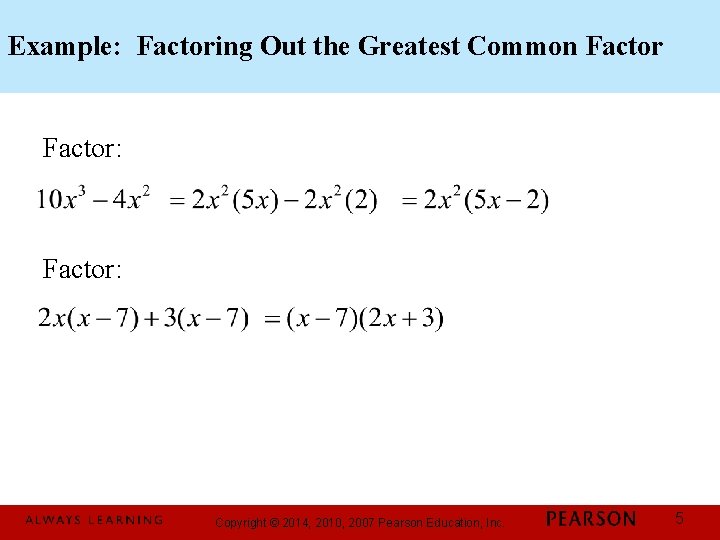 Chapter P Prerequisites Fundamental Concepts of Algebra P