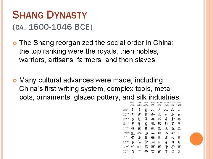 CHINA OVERVIEW A BRIEF HISTORY OF CHINESE DYNASTIES