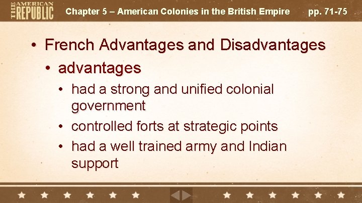 CHAPTER 5 AMERICAN COLONIES IN THE BRITISH EMPIRE