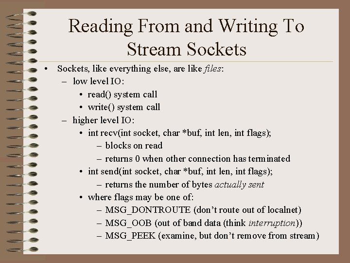 Lecture 6 Berkeley Socket Programming Berkeley Sockets Unix 