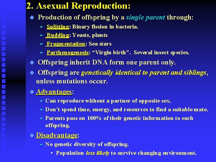 Chapter 8 The Cellular Basis of Reproduction and