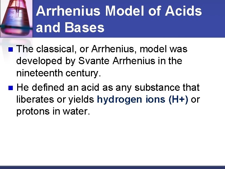 Acids Bases and p H Lesson 5 Acids