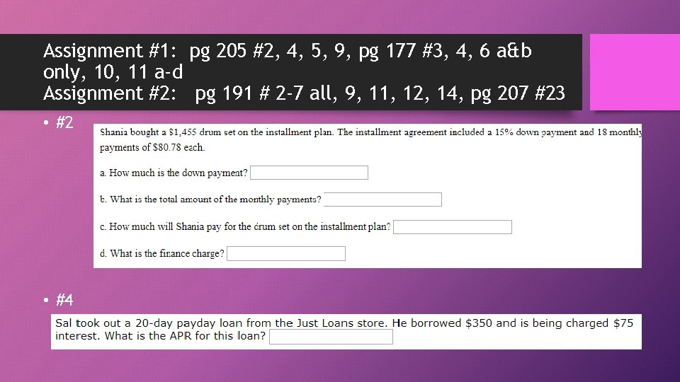 3 6 Credit Card Statements Advanced Financial Algebra