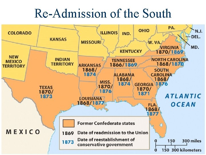 Reconstruction 1865 1877 STAGE YEAR CHARACTERISTICS President Abraham