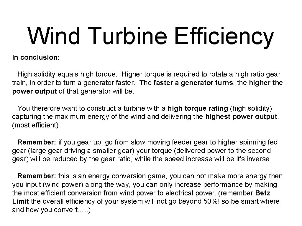Calculating Wind Turbine Efficiency By Willem Scholten Learning Calculating Wind Turbine Efficiency By Willem Scholten Learning