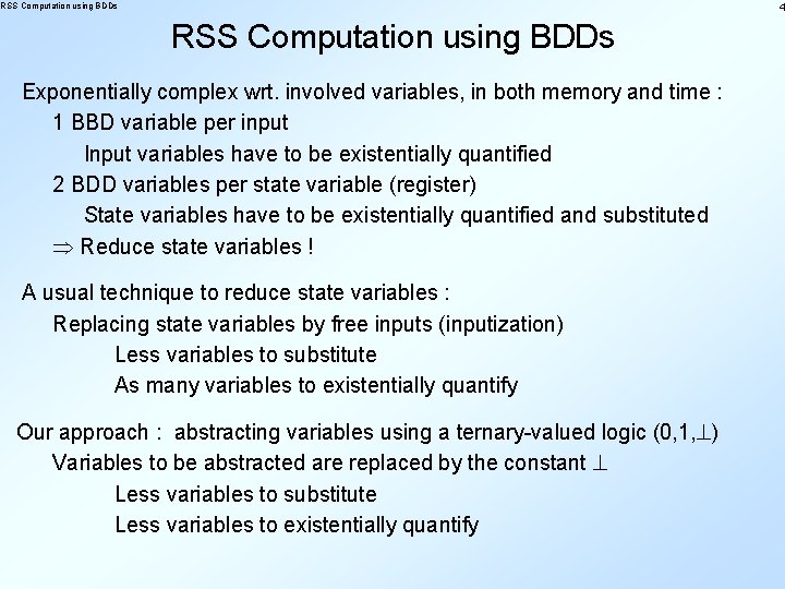 Title Page 1 Implicit and Explicit Reachable State