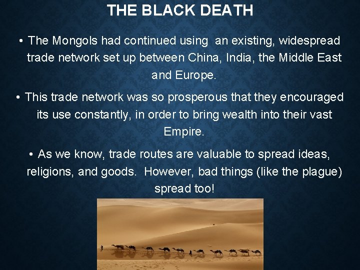 THE BUBONIC PLAGUE Title The Plague Part Dos