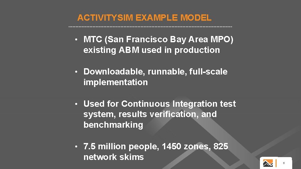 TRB Planning Applications Conference Parallelization of the Activity