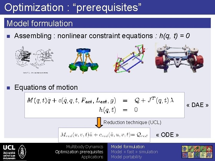 Optimization of Multibody Systems JeanFranois Collard Paul Fisette