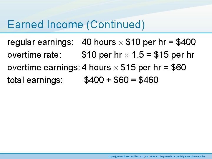 3 Income and Taxes 3 1 Income Objectives