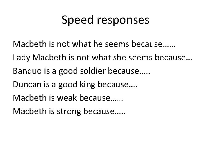 Macbeth Revision Quiz 1 2 3 4 5