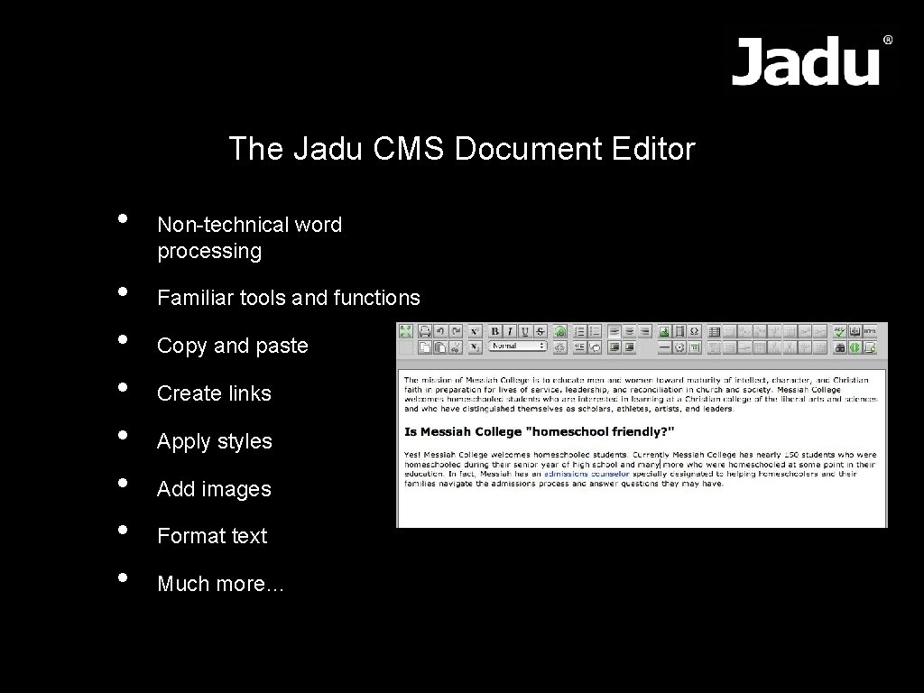 An Introduction to Content Management By the end