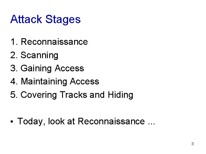 CAP 6135 Malware and Software Vulnerability Analysis Reconnaissance