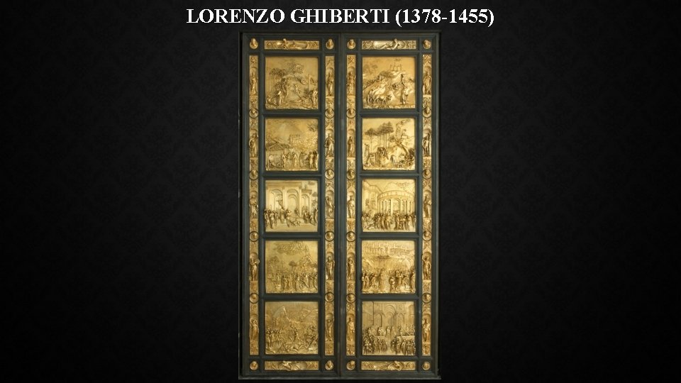 DONATELLO 1386 1466 History of Western Art BFAII