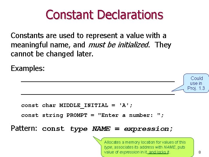 Objects Types Variables and Constants Chapter 3 1