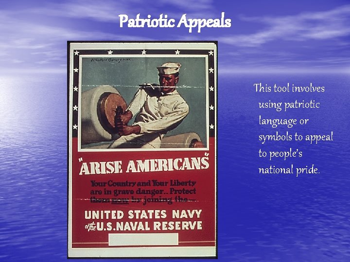 WORLD WAR II PROPAGANDA OBJECTIVES 1 You will