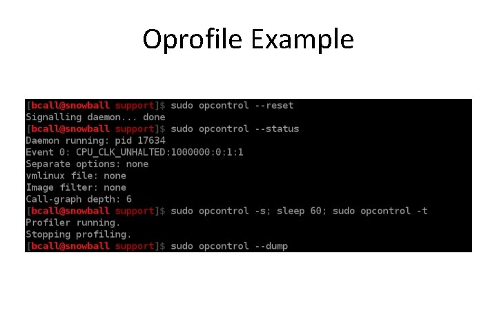 Profiling and Detecting Bottlenecks in Software Bryan Call