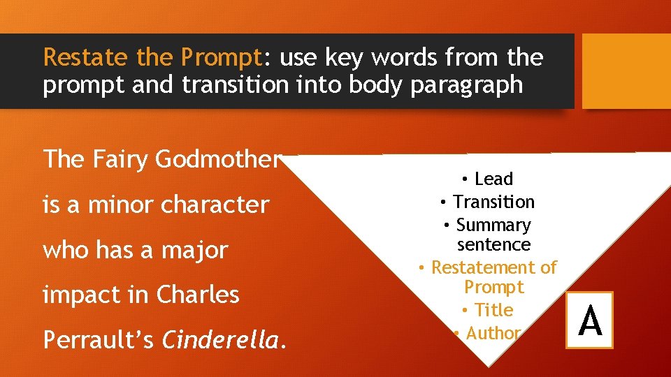 Text Dependent Analysis Introduction and Conclusion Remember the