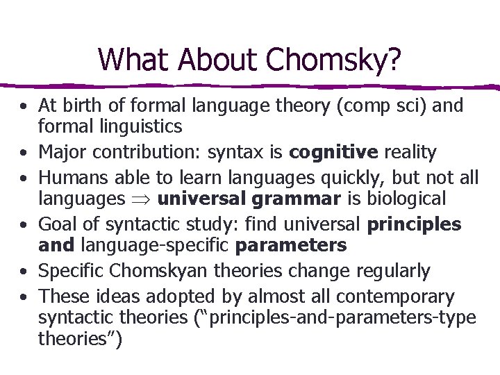 Introduction to Syntax Owen Rambow rambowcs columbia edu