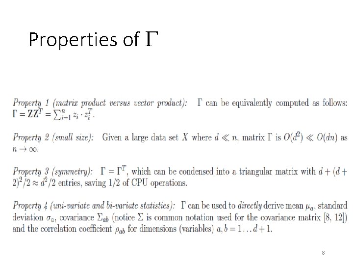 The Gamma Operator for Big Data Summarization on