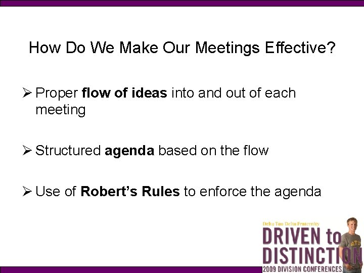 Roberts Rules Power Point Conducting an Effective Chapter