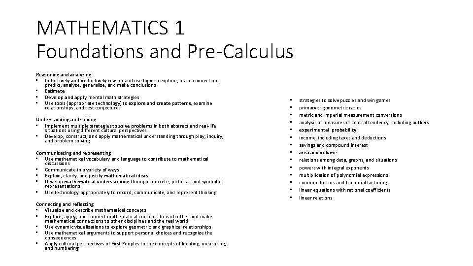 BC Curriculum Revisions 1968 what 1976 what 1984